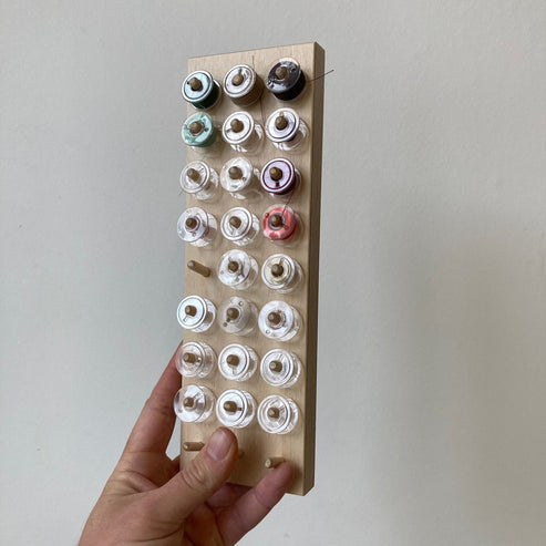 Bobbin Storage | Sewing Pegboard | Wall Mounted Spool Storage – Thread Pegs